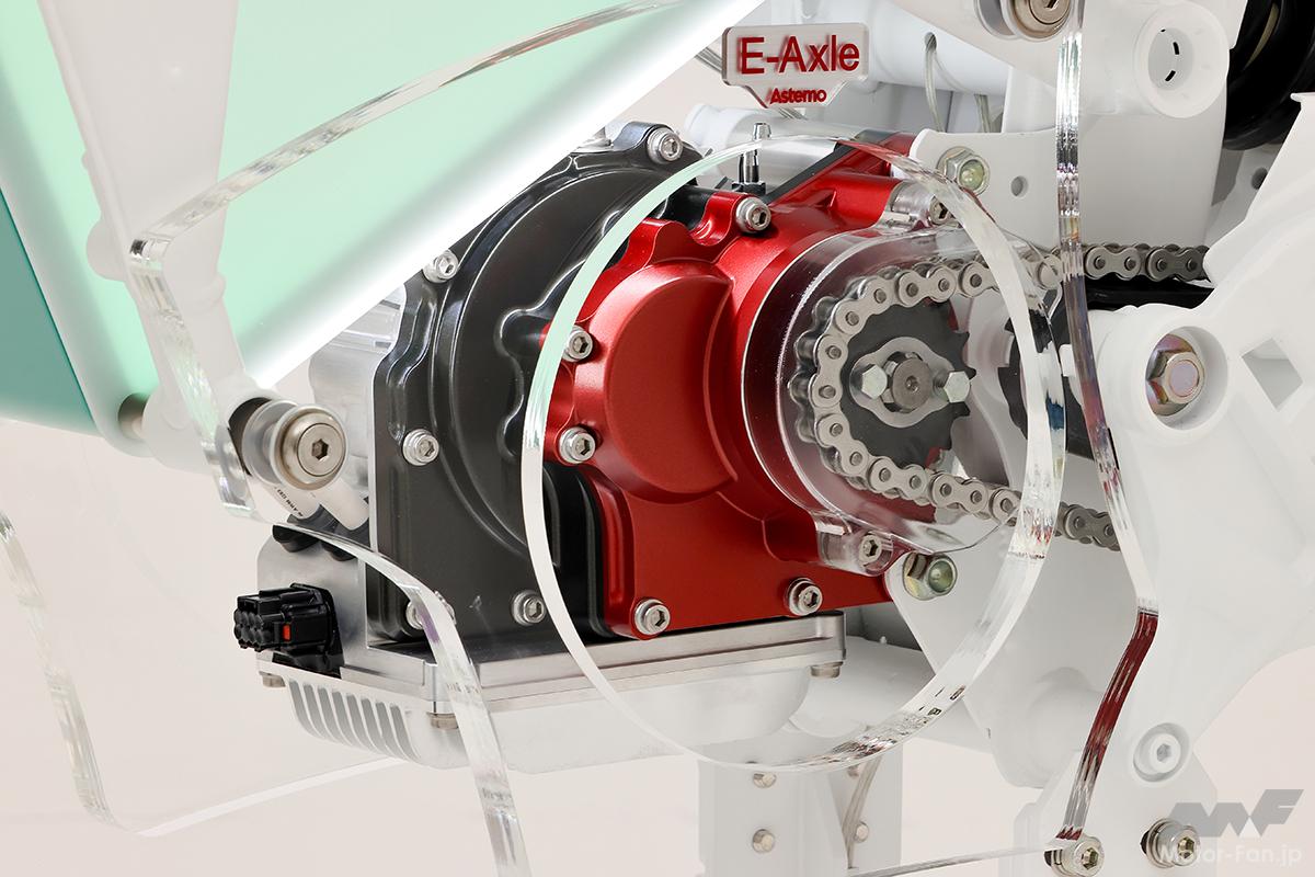 インバーターをモーター部に一体化し、ユニットを軽量コンパクト化した「日立Astemo」のE-Axle 【EICMA2023】 | 画像ギャラリー ( 2枚目 / 全3枚 ） ｜ Motor ...