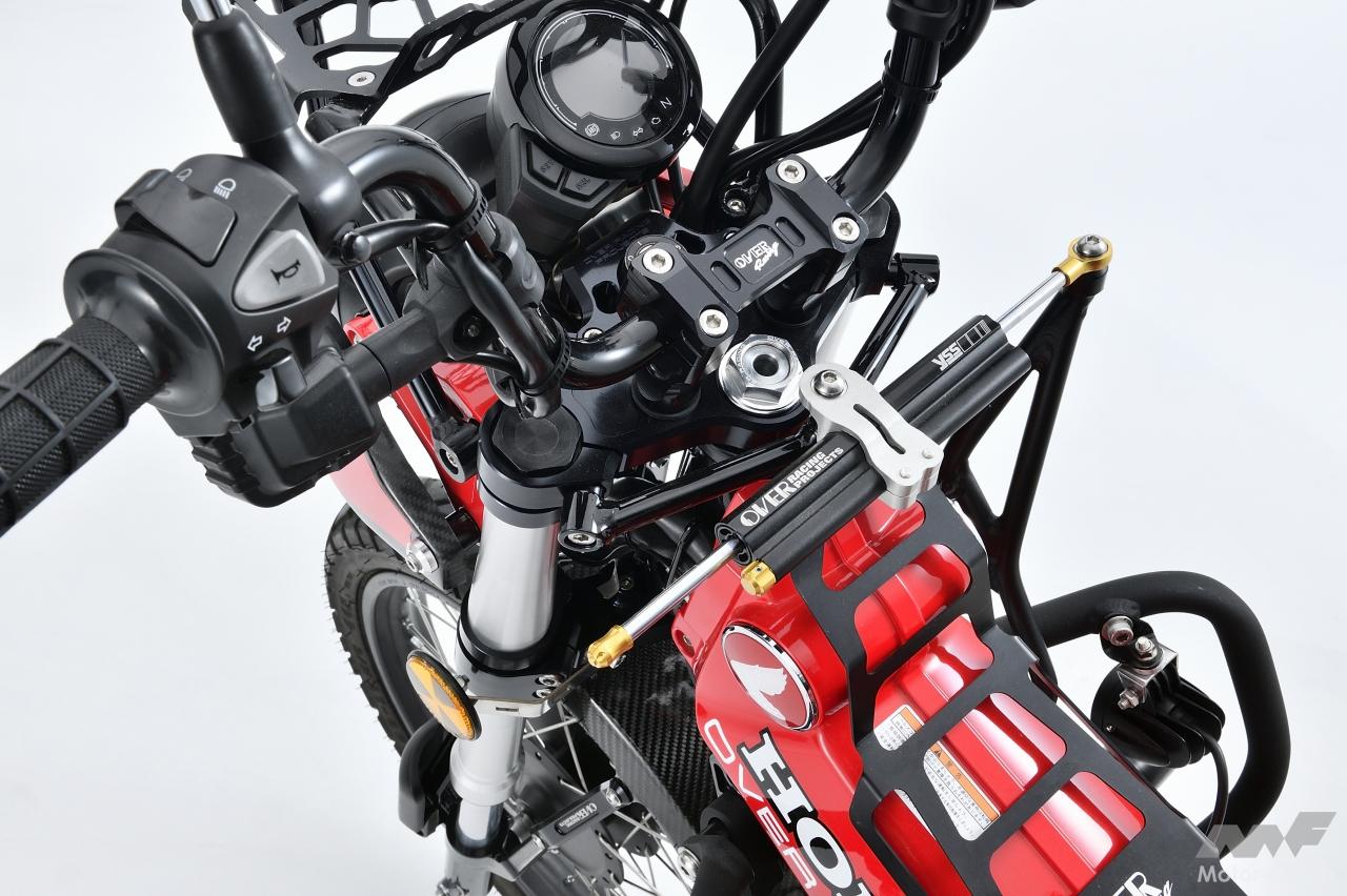 「CT125ハンターカブ」にダックス125用倒立フォークを流用できるステムキット！ 【OVERレーシング】 ｜ Motor-Fan BIKES[モーターファンバイクス]