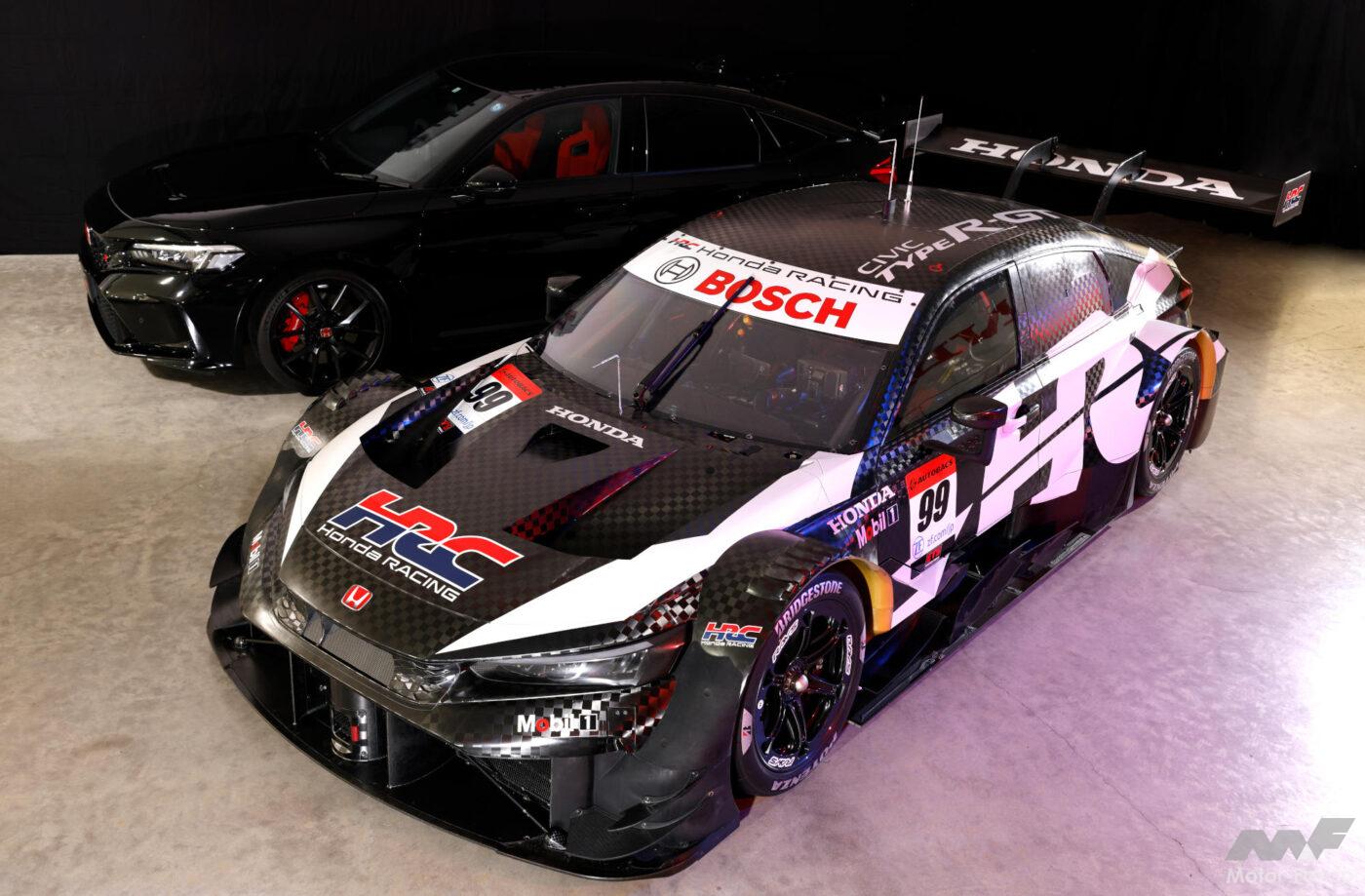 ホンダ／HRCも2024年のGT500＆SFの参戦体制を発表、シビック タイプR-GT初年度のラインアップが確定！ ｜ Motor-Fan ...