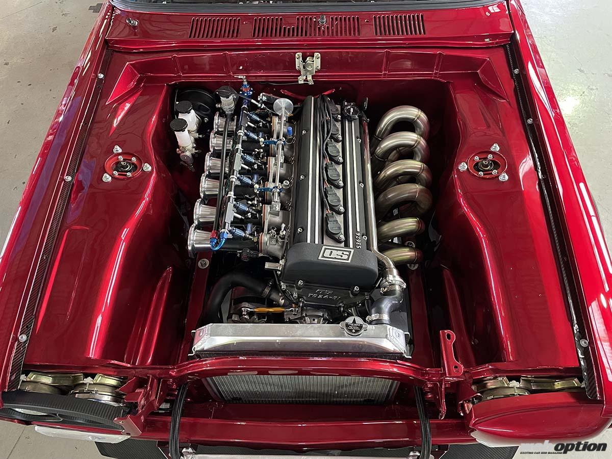 「570万円&3年待ちのエンジンを搭載！」OS技研TC24-B1Z仕様の魔改造ハコスカが爆誕!? | 画像ギャラリー ( 2枚目 / 全6枚 ） ｜ web option(ウェブ オプション)