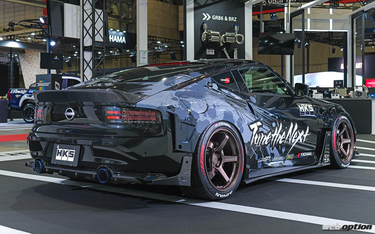 「HKSの最新技術を結集！」早くも新型Zのトータルチューンを実現【東京オートサロン2023】 | 画像ギャラリー ( 3枚目 / 全18枚 ...