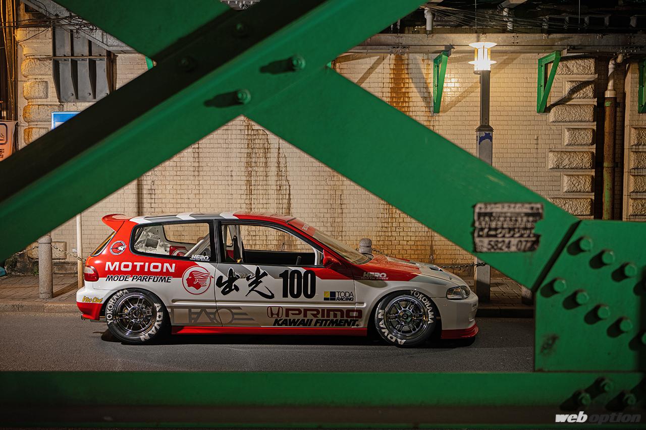 「出光カラーが似合いすぎ問題！」トラックスタンスの真髄に触れる若きプライベーターのEG6シビックに迫る | 画像ギャラリー ( 20枚目 / 全23枚 ） ｜ web option(ウェブ ...