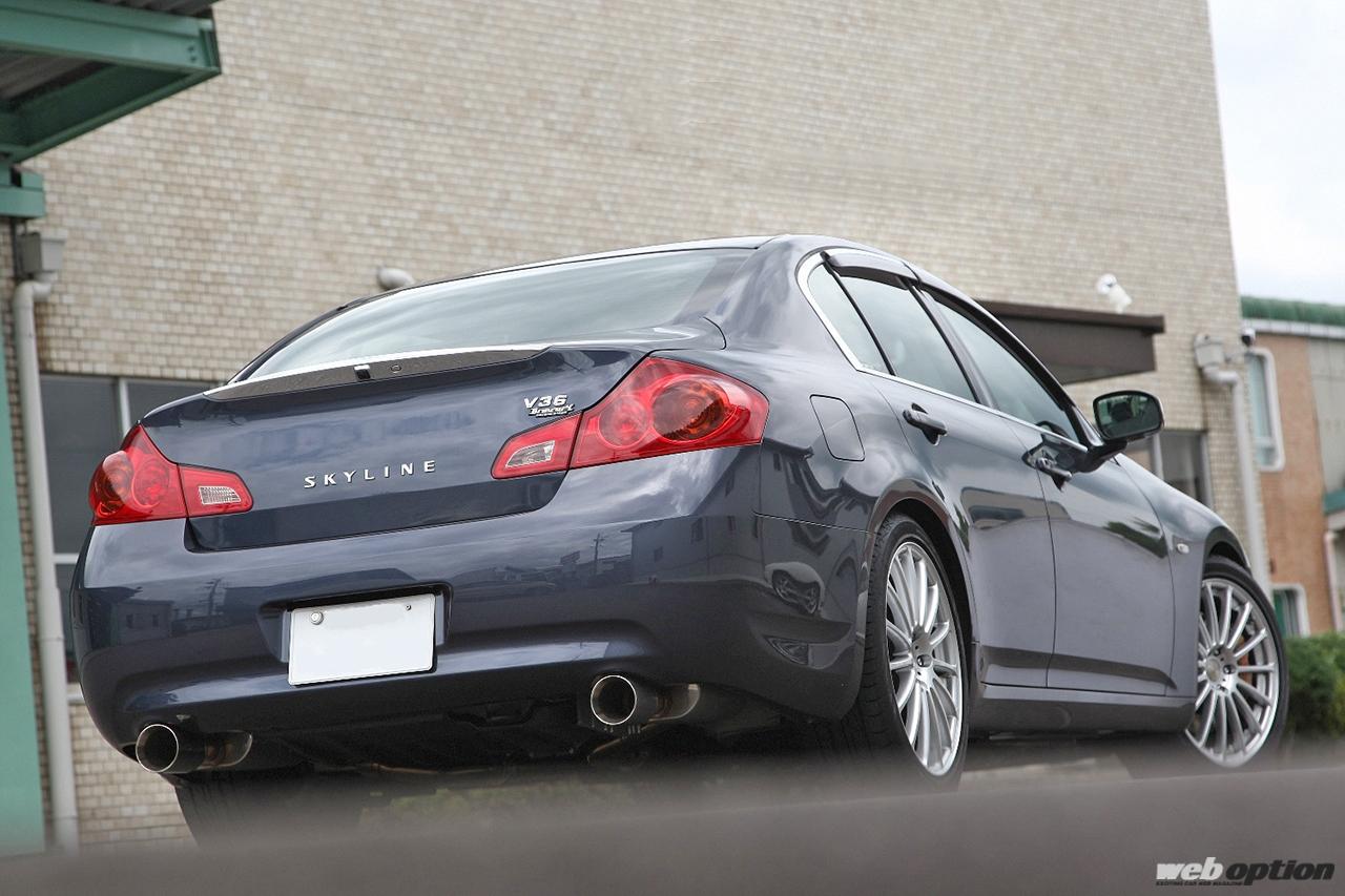 「V36スカイラインの2.5Lモデルをメカチューン!?」VQ25HRはやり方次第で化ける!! | 画像ギャラリー ( 12枚目 / 全12枚 ） ｜ web option(ウェブ オプション)