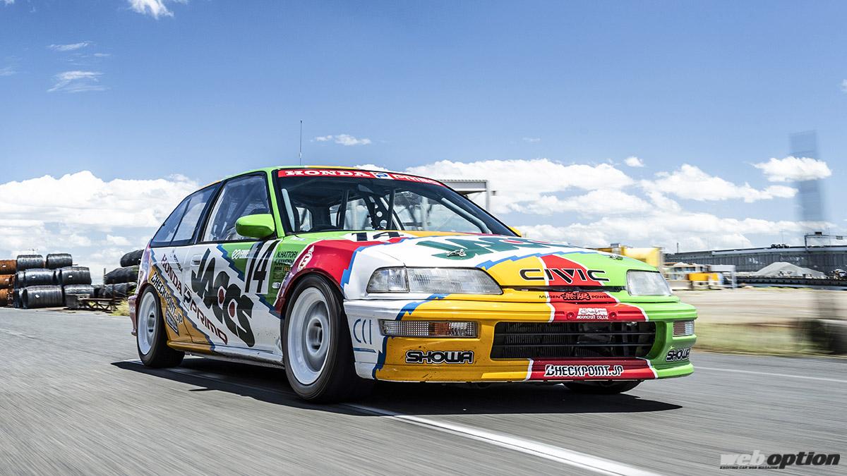 「ホンダマニアが行き着いた最適解」EF9型シビックでグループAスタイルのトラックスタンスを実現！ ｜ web option(ウェブ オプション)