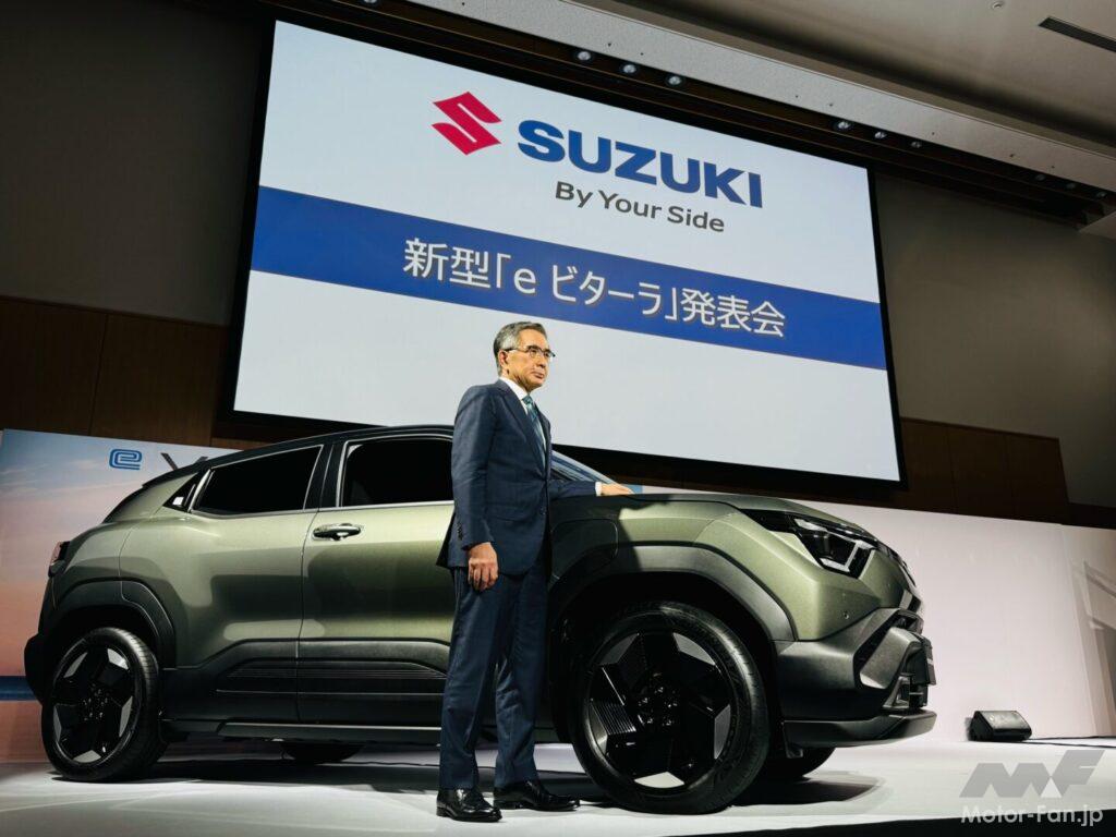 【399万円】スズキ初の量産EV「eビターラ」発表！航続520km「ちょうどいいサイズ」の電動4WDの実力は？ | Motor-Fan[モーターファン] 自動車関連記事を中心に配信するメディア ...