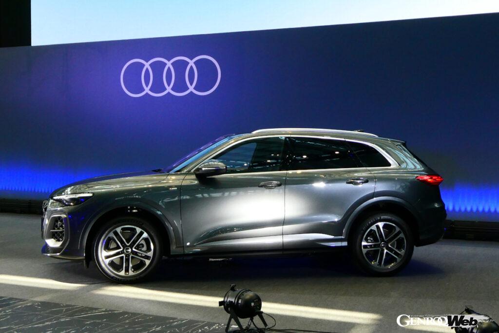 人気プレミアムSUVの新型アウディQ5第3世代が日本初披露「PPC採用の次世代を切り開くSUV」 | Motor-Fan[モーターファン] 自動車関連記事を中心に配信するメディアプラットフォーム